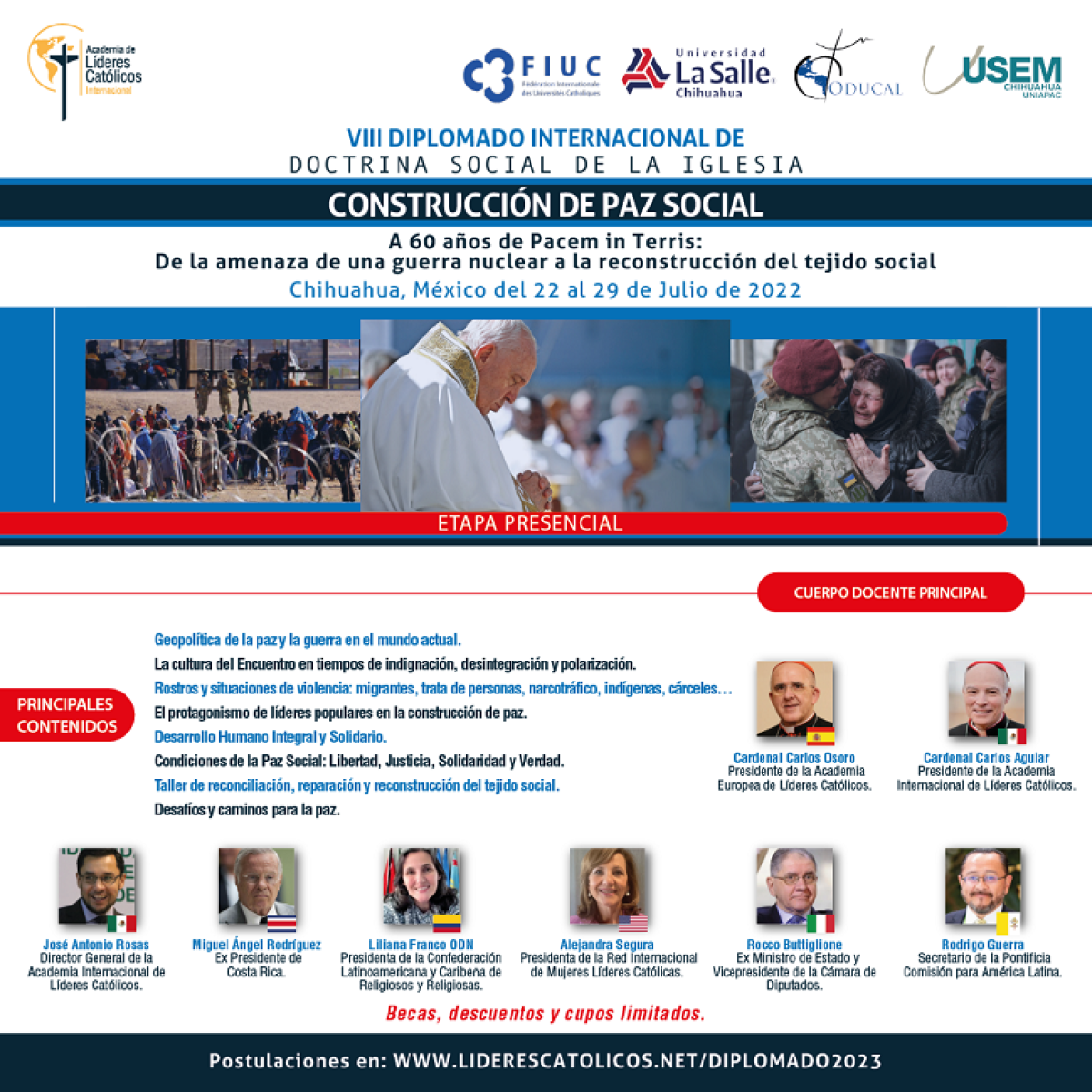 Lanzan un Diplomado Internacional sobre la Paz en uno de los epicentros ...